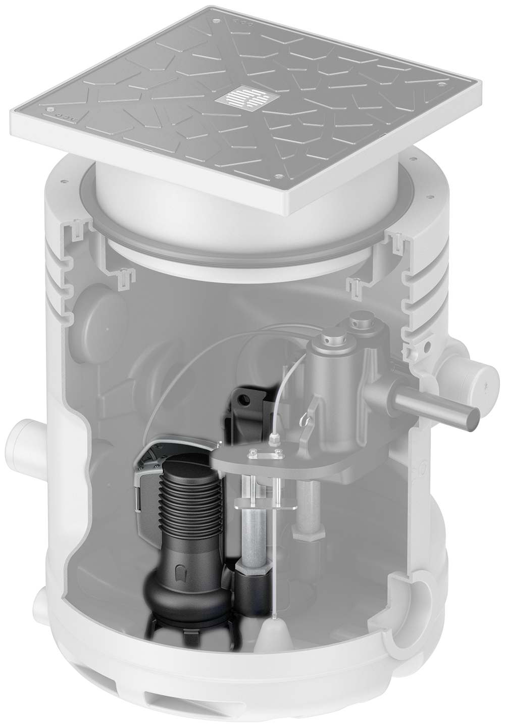 Tauchpumpen für Abwasserhebeanlage Muli-Flex